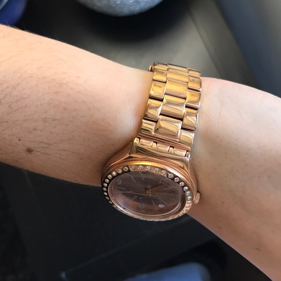 Swatch | Accessories | Swatch Rose Gold Watch | Poshmark